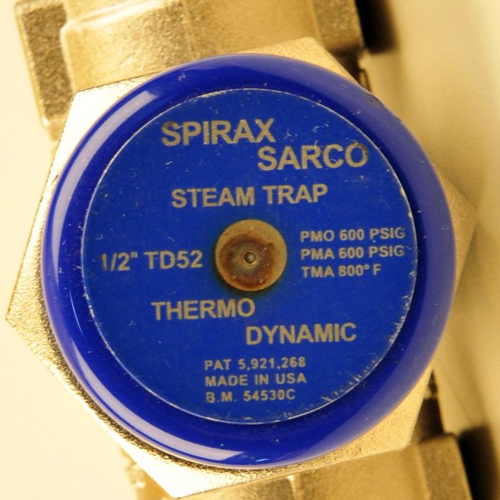 Spirax Sarco 1/2" NPT TD-52 Thermo-Dynamic Steam Trap, Stainless Steel